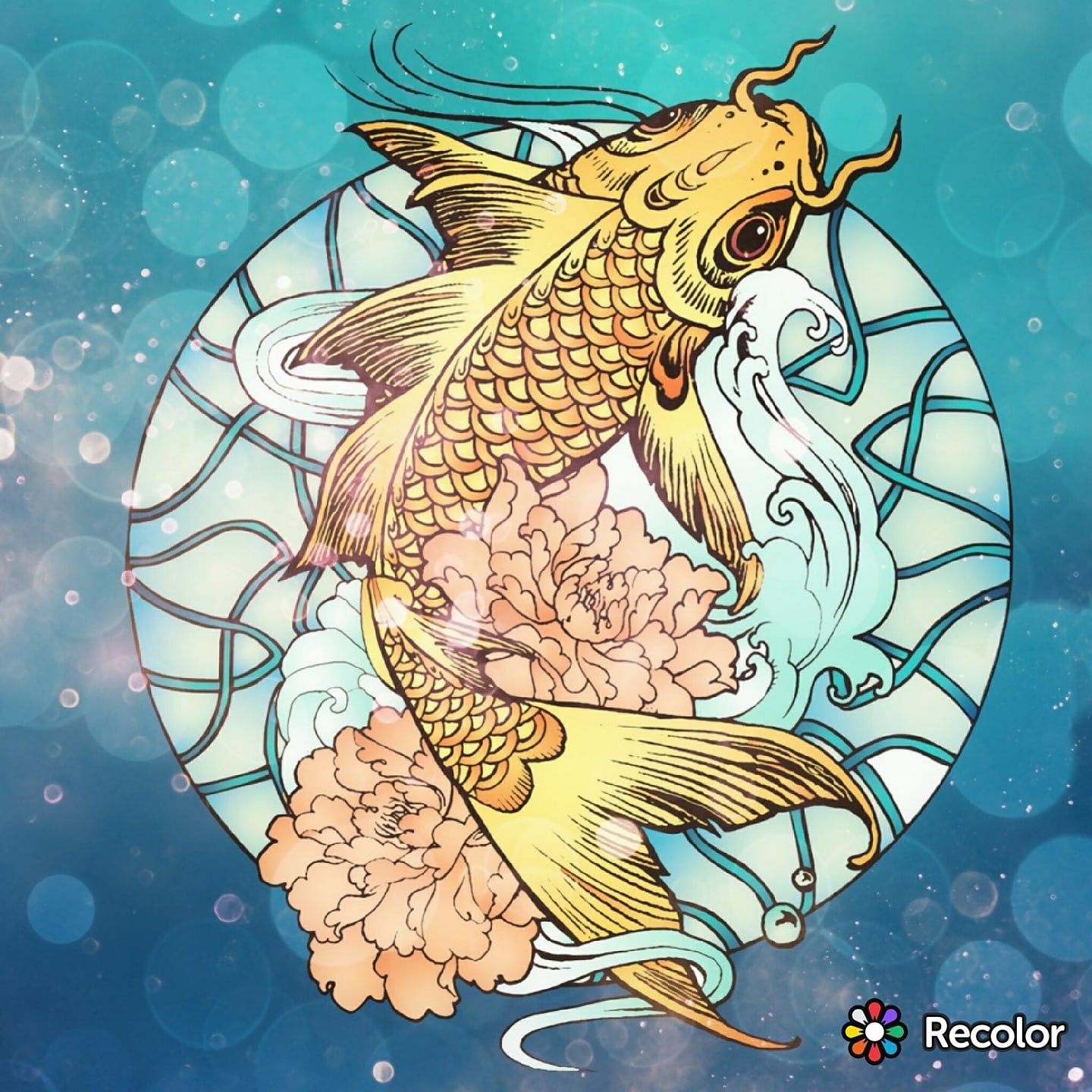 Recolor - Coloring book app for adults - Coloring Pages for Adults