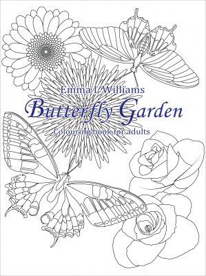 Butterfly Garden : A coloring book for nature lovers - Coloring Pages ...