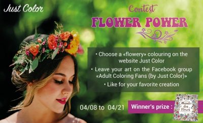 "FLOWER POWER" creative competition, try to win Johanna Basford's ...