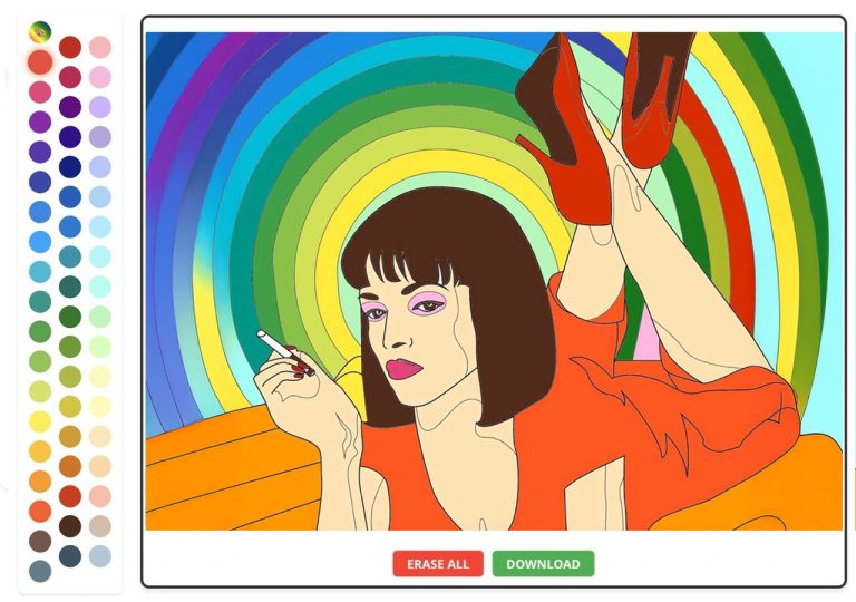 New! Create and Color Online with JustColor’s Free Tool - Coloring ...