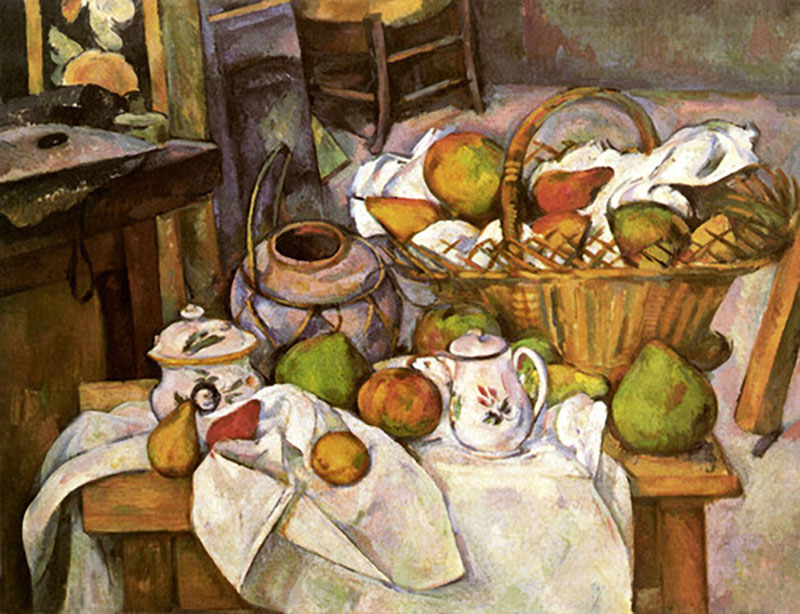 Paul Cézanne - Kitchen Table (Still life) - Masterpiece Coloring Pages ...