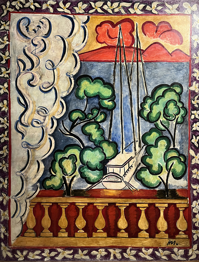 Matisse - Window in Tahiti - Masterpieces Adult Coloring Pages