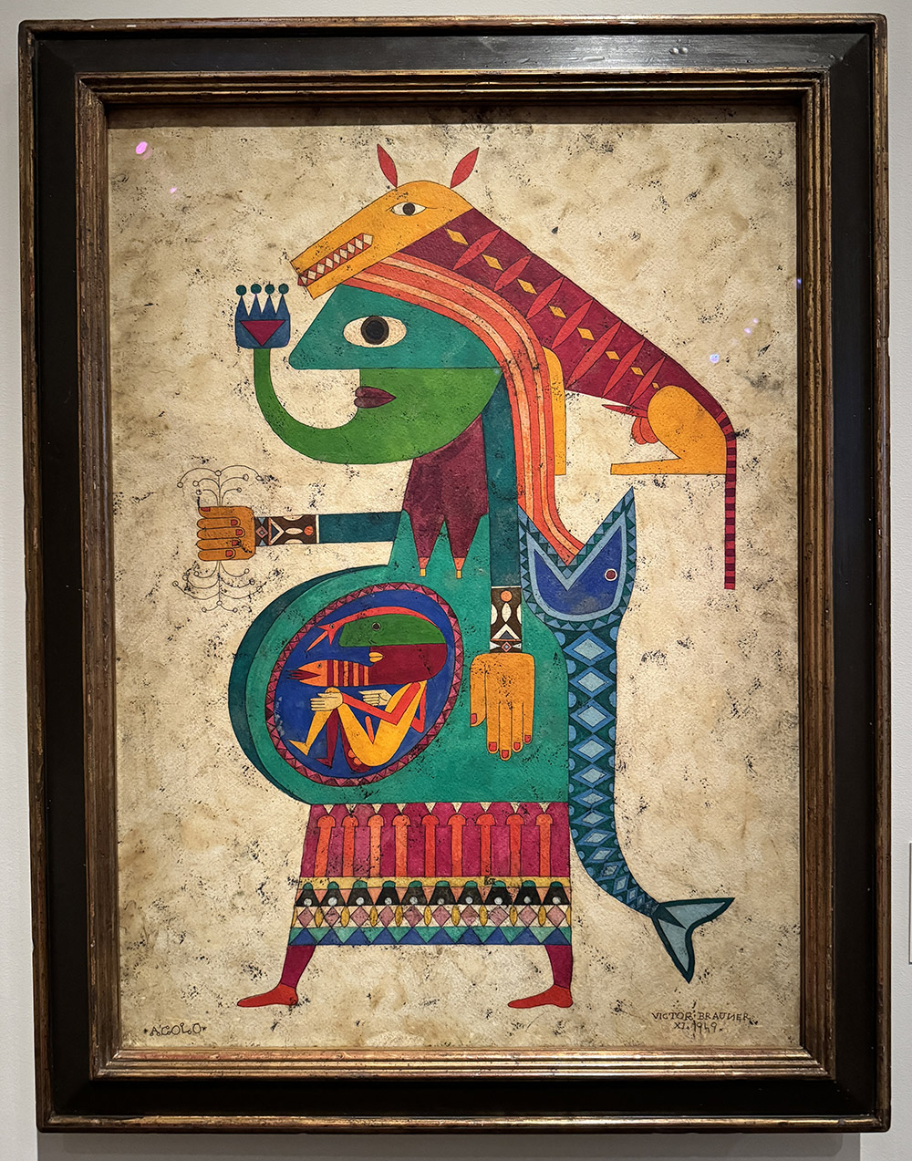 Victor Brauner - Acolo (1949) - Coloriages de Chefs d’œuvres à imprimer ...
