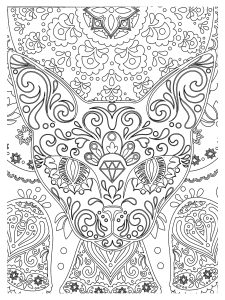 Cat Coloring Pages for Adults (Free PDF printables) - Page 2