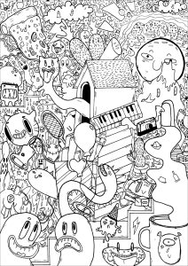 Creations by our partner artist Arwen - Coloring Pages for Adults