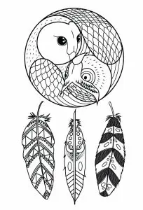 Native american symbols - Native American Coloring Pages for adults