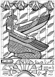Egypt & Hieroglyph Coloring Pages for Adults (Free PDF printables)