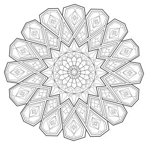 Printable Vip 1 complex Coloring Pages for adults