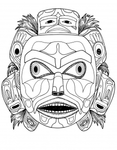 Tlingit Coloring Pages Sketch Coloring Page