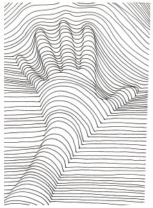 Optical Illusions (Op Art) Coloring Pages for Adults (Free PDF printables)
