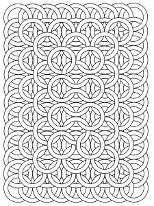 Optical Illusions (Op Art) Coloring Pages for Adults (Free PDF printables)