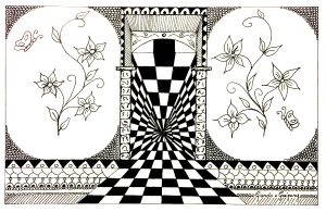 Optical Illusions (Op Art) Coloring Pages for Adults (Free PDF printables)