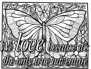 Positive and inspiring quotes - Coloring Pages for Adults - Page 3