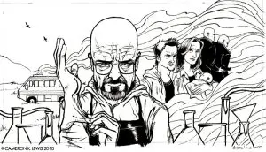 Breaking Bad storyboard - TV show Coloring Pages