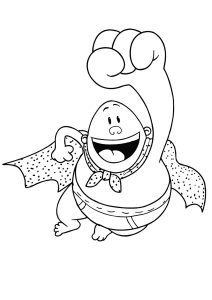 Le capitaine est prêt - Capitaine Superslip - Coloriages faciles pour ...