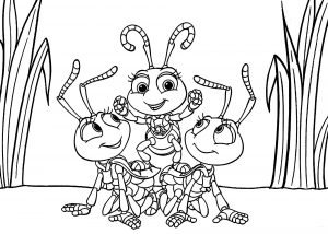 a bugs life coloring pages disney