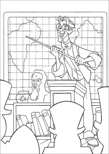 Milo Thatch - Atlantis: The Lost Empire Coloring Pages