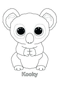 beanie baby elephant coloring pages