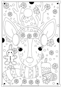 Snowman - Christmas Coloring Pages for Kids