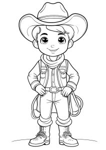 jessie cowgirl coloring pages