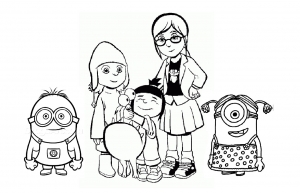 despicable me antonio coloring pages