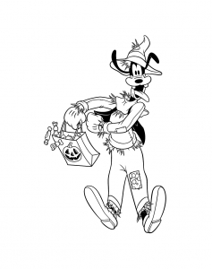 Coloring of Dingo to download - Goofy Coloring Pages for Kids