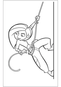 Shego Kim Possible Coloring Page [2025]