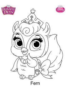 princess palace pets coloring pages