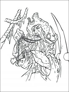 Jack Sparrow Coloring Pages