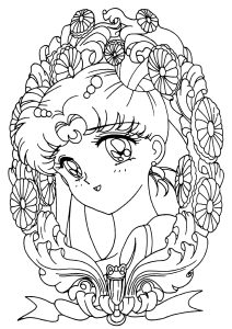 sailor moon coloring pages characters