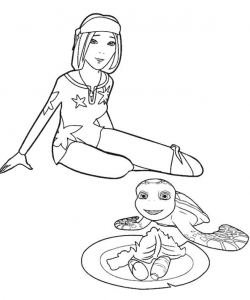 a turtle tale coloring pages