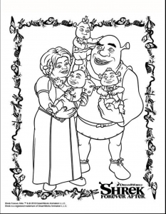 free shrek pictures to print coloring pages