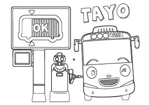 Rogi, from Tayo the little bus - Tayo the Little Bus Coloring Pages