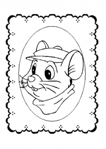 Bernard and Bianca coloring page to print for children - The Rescuers ...