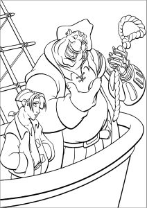 Treasure Planet: Jim Hawkins - Treasure Planet Coloring Pages for Kids