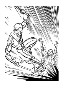Tron image to print and color - Tron Coloring Pages for Kids