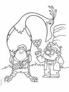 carl and ellie coloring pages