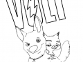 Free Volt drawing to print and color - Volt Coloring Pages