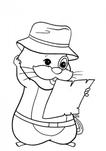 zhu zhu pets coloring pages
