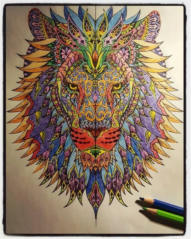 Mandalas with animals - 100% Mandalas Zen & Anti-stress